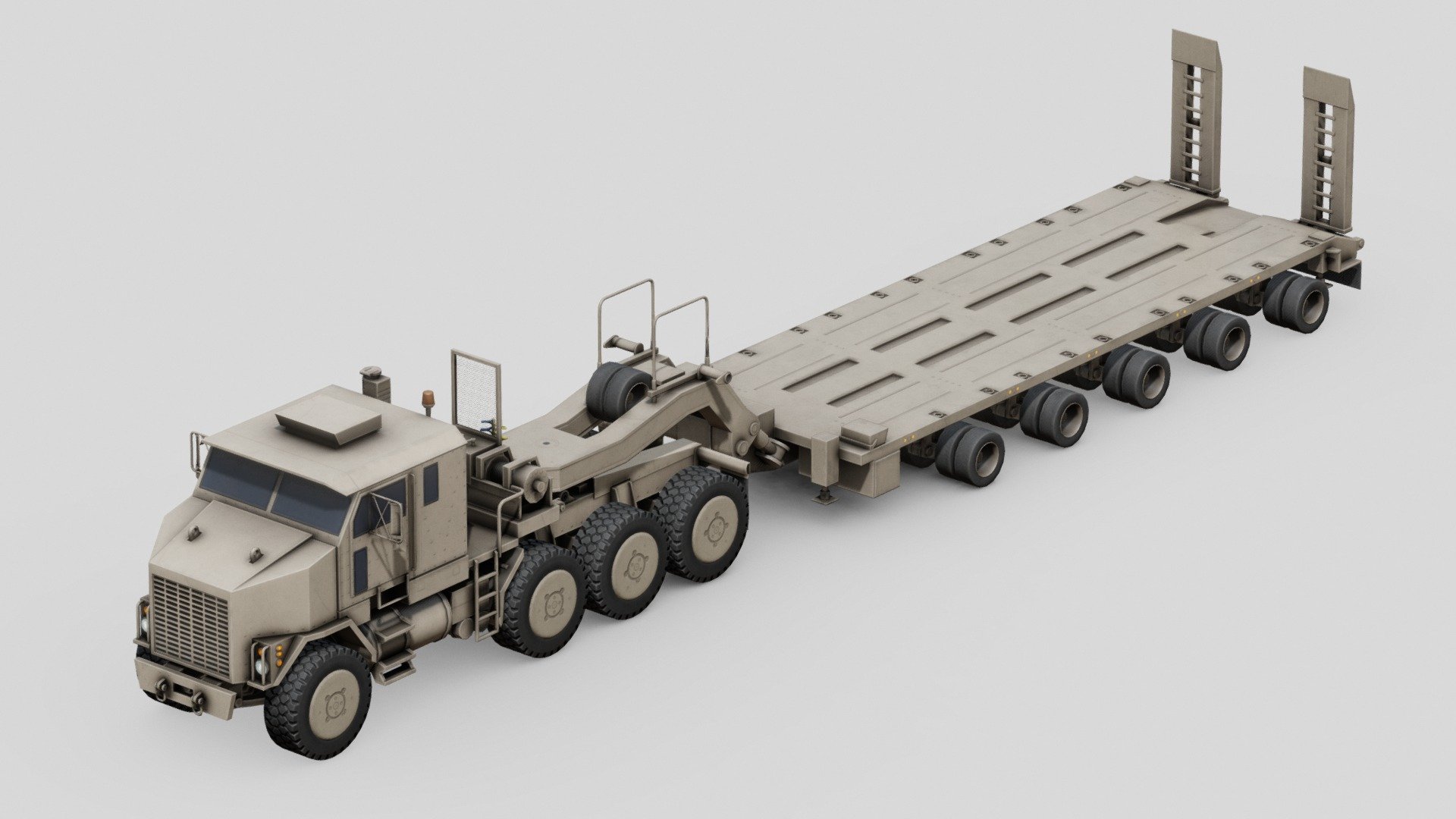 M1070 Heavy Equipment Transport - 3D model by SpatialNeglect (@jeandiz ...