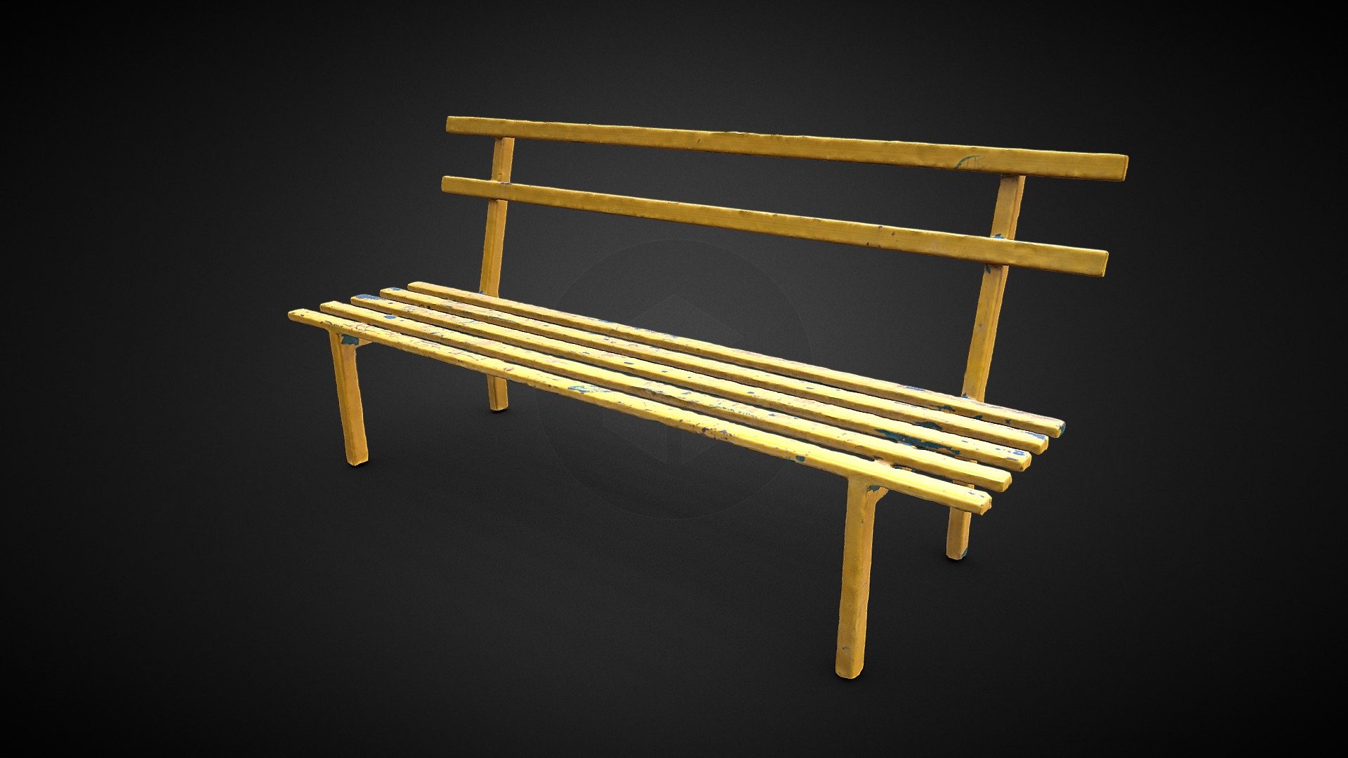 Iron Bench 3D scan - Download Free 3D model by grafi (@zdenkoroman ...