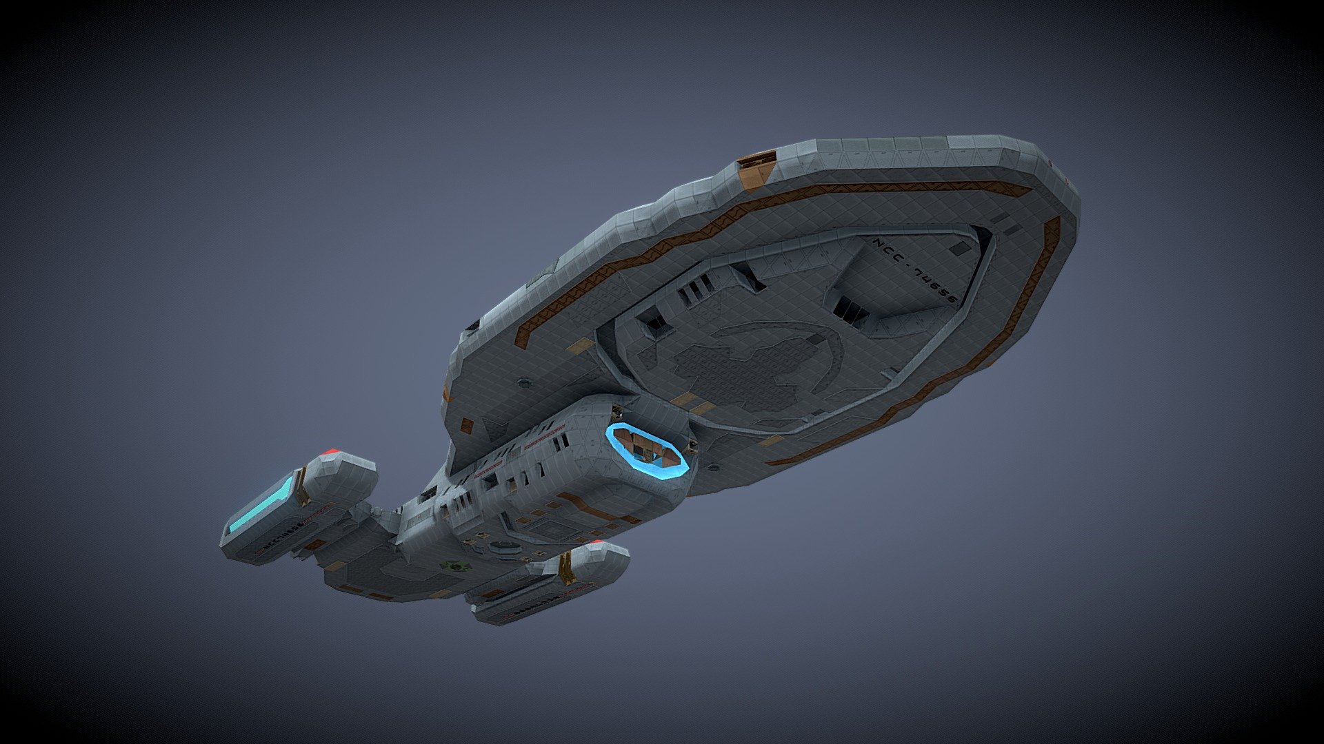 Voyager - Intrepid-class [Star Trek] ZEO - Download Free 3D model by ...