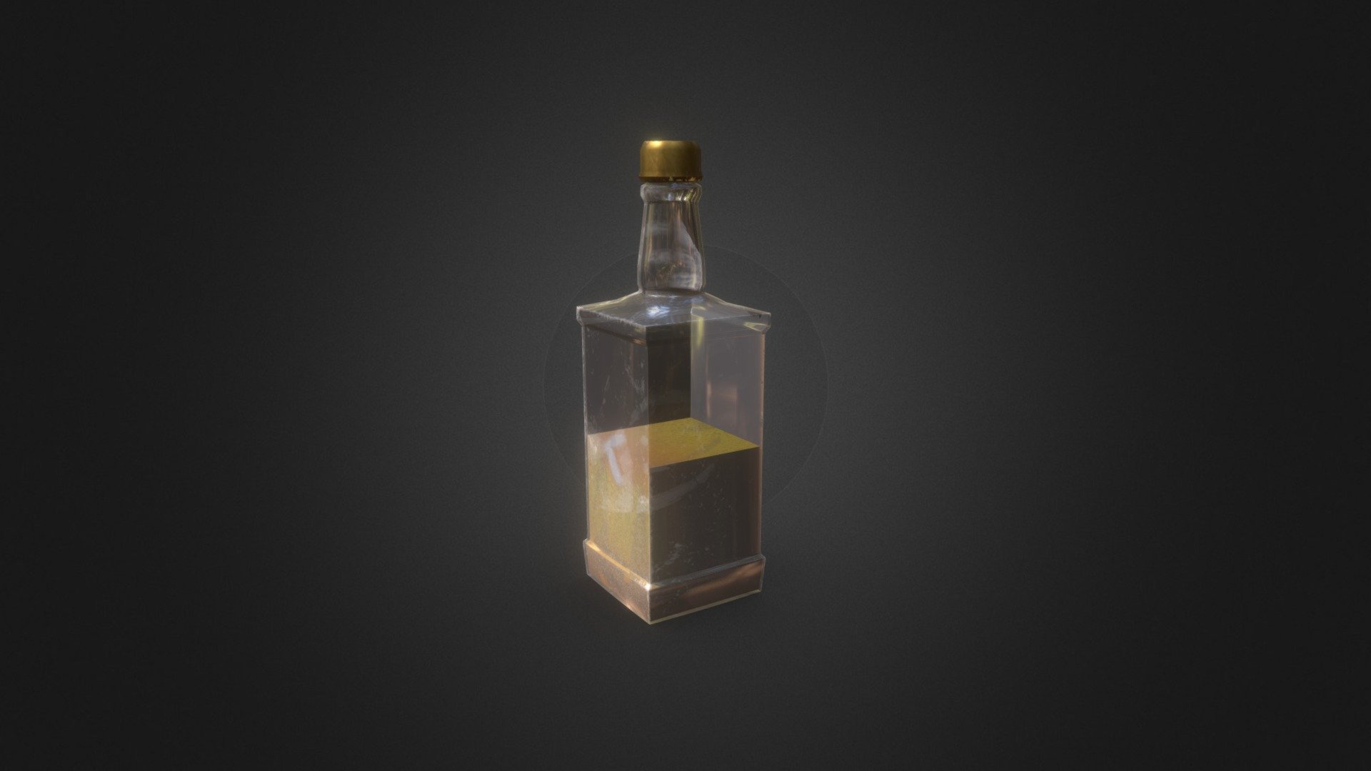 Wisky Bottle - Download Free 3D model by PsychoBoom (@PabloAlison ...