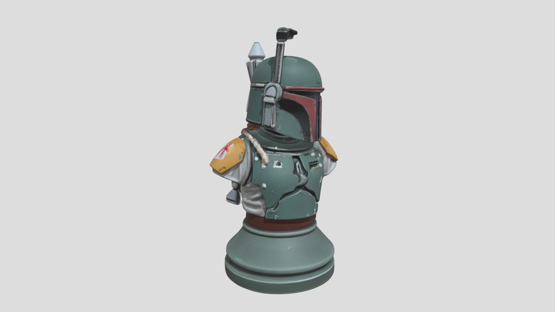 boba fett chess piece - Download Free 3D model by Ooph (@Oophtaco ...
