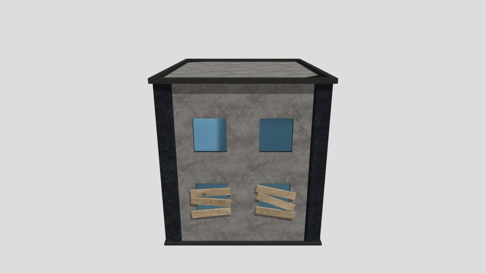 verlate gebouw - 3D model by AnnabelK [35ec39c] - Sketchfab