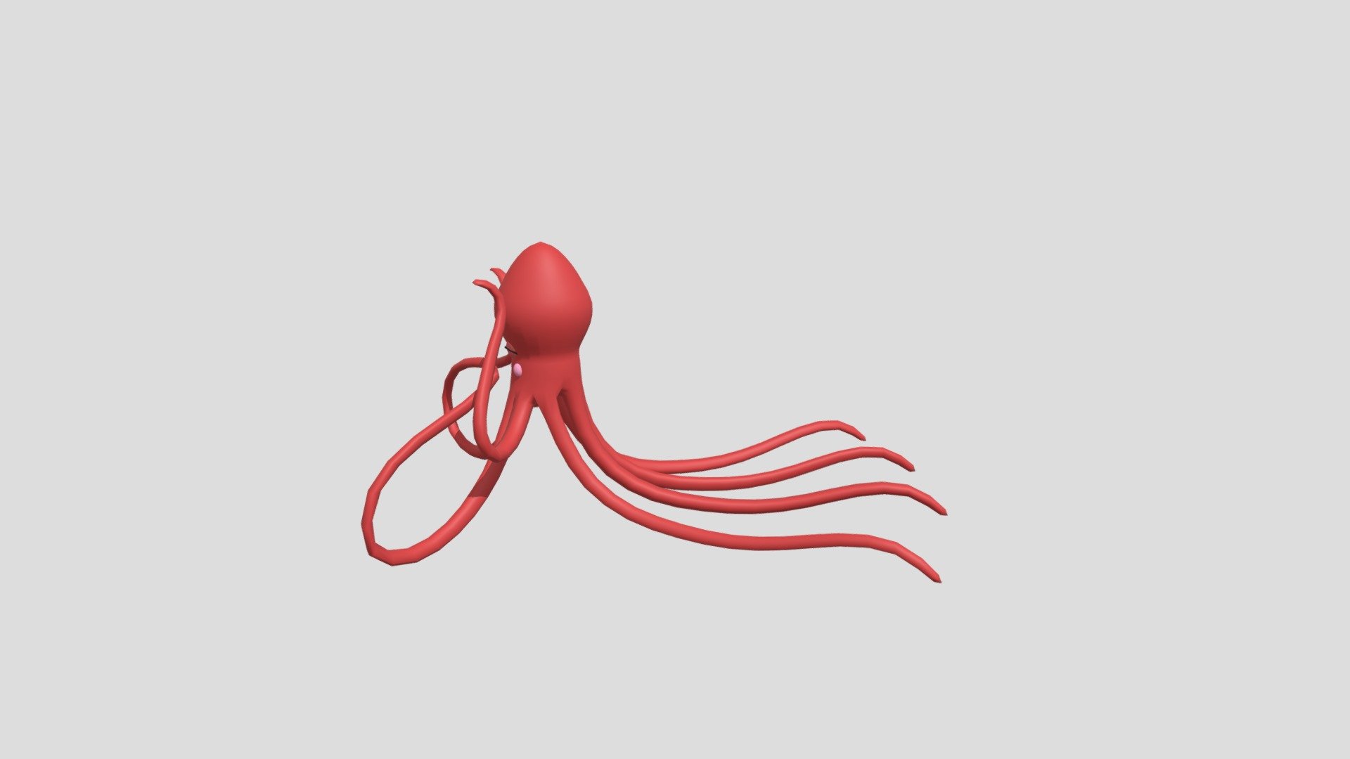 Cute Octopus 3 - 3D model by IdinhaEVolta [35ef14f] - Sketchfab