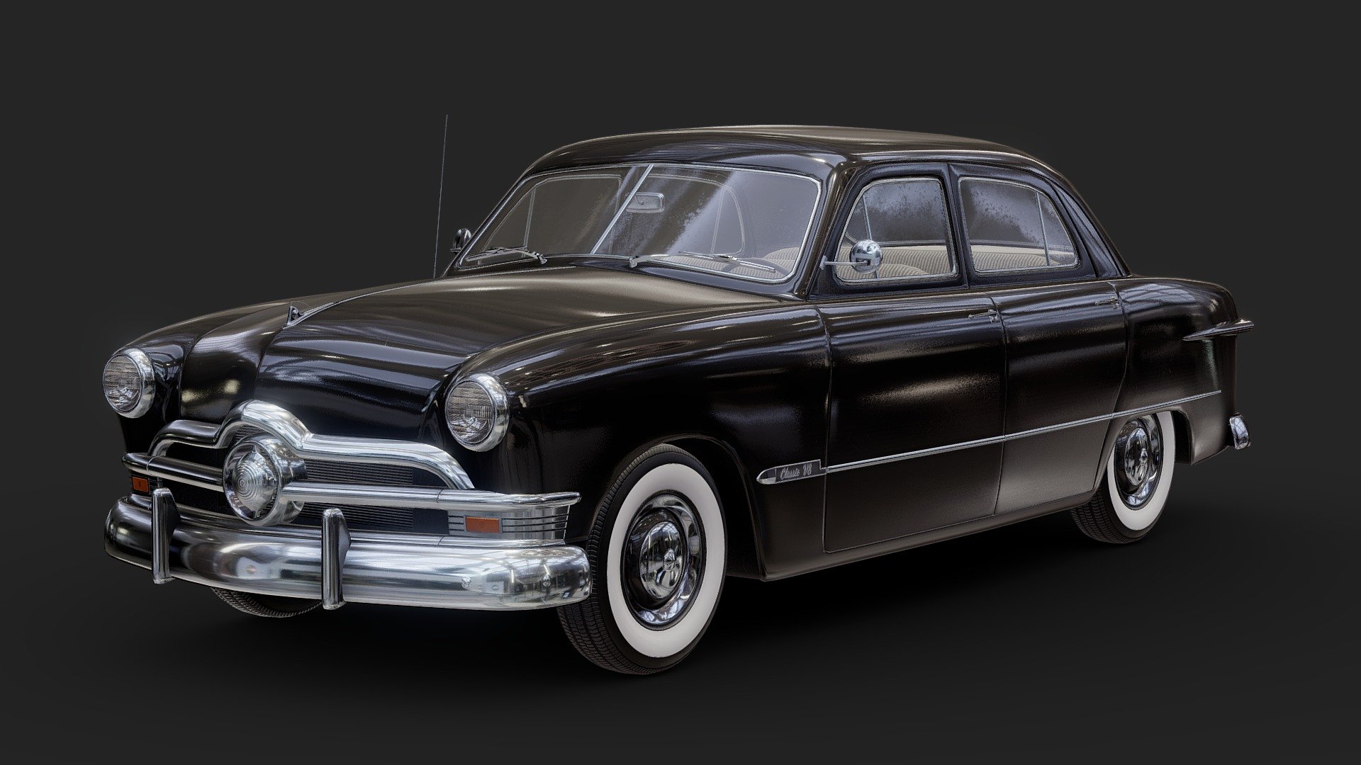 50's Sedan Car - Buy Royalty Free 3D model by gorzi (@gorzi90) [35f207f ...