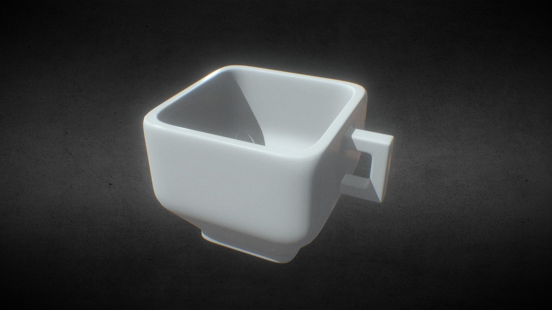 A Squared Mug - Download Free 3D model by Rofnay [35f2b20] - Sketchfab