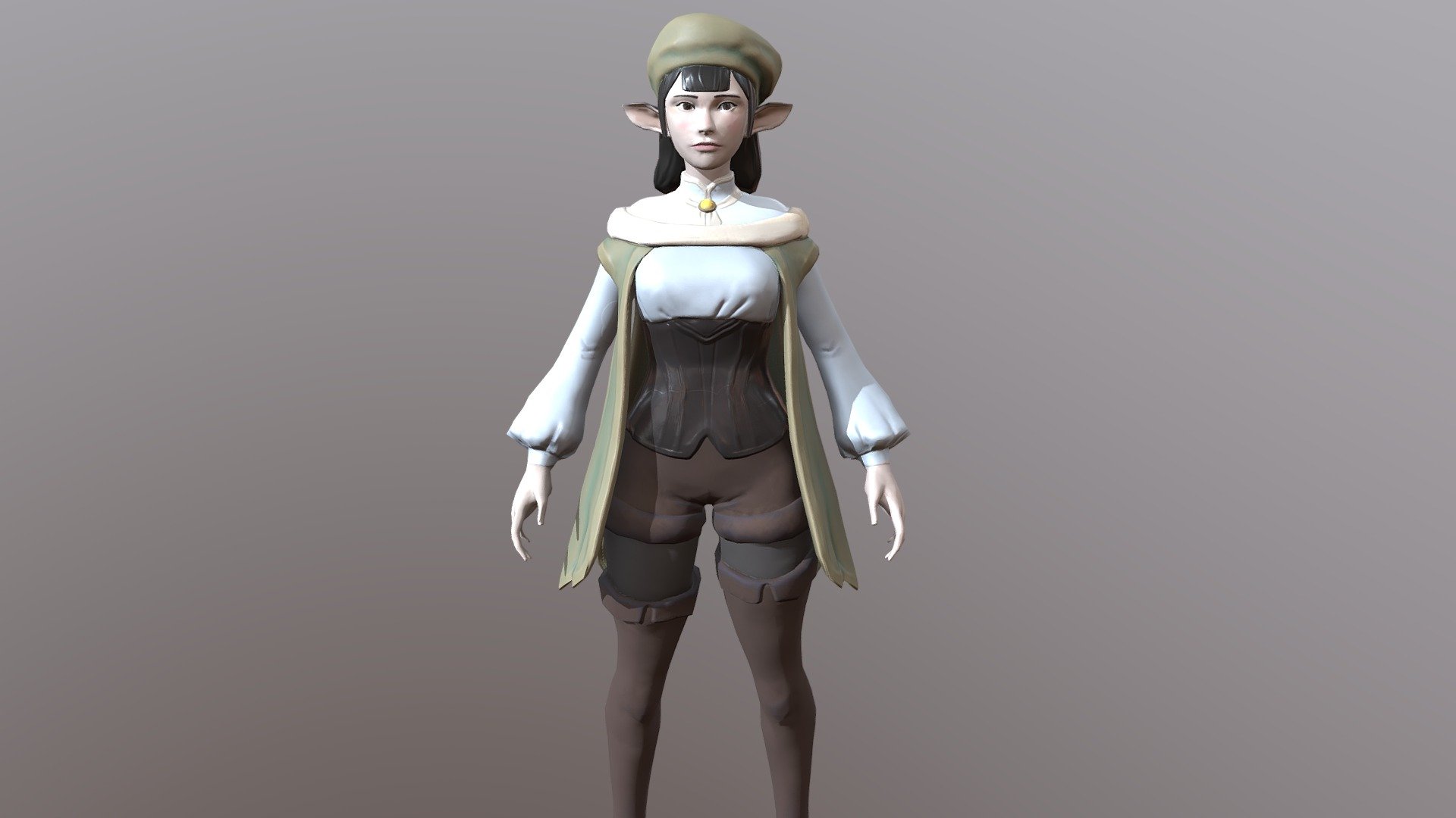 Fantasy Game Character Model - Download Free 3D model by _memo (@sj ...
