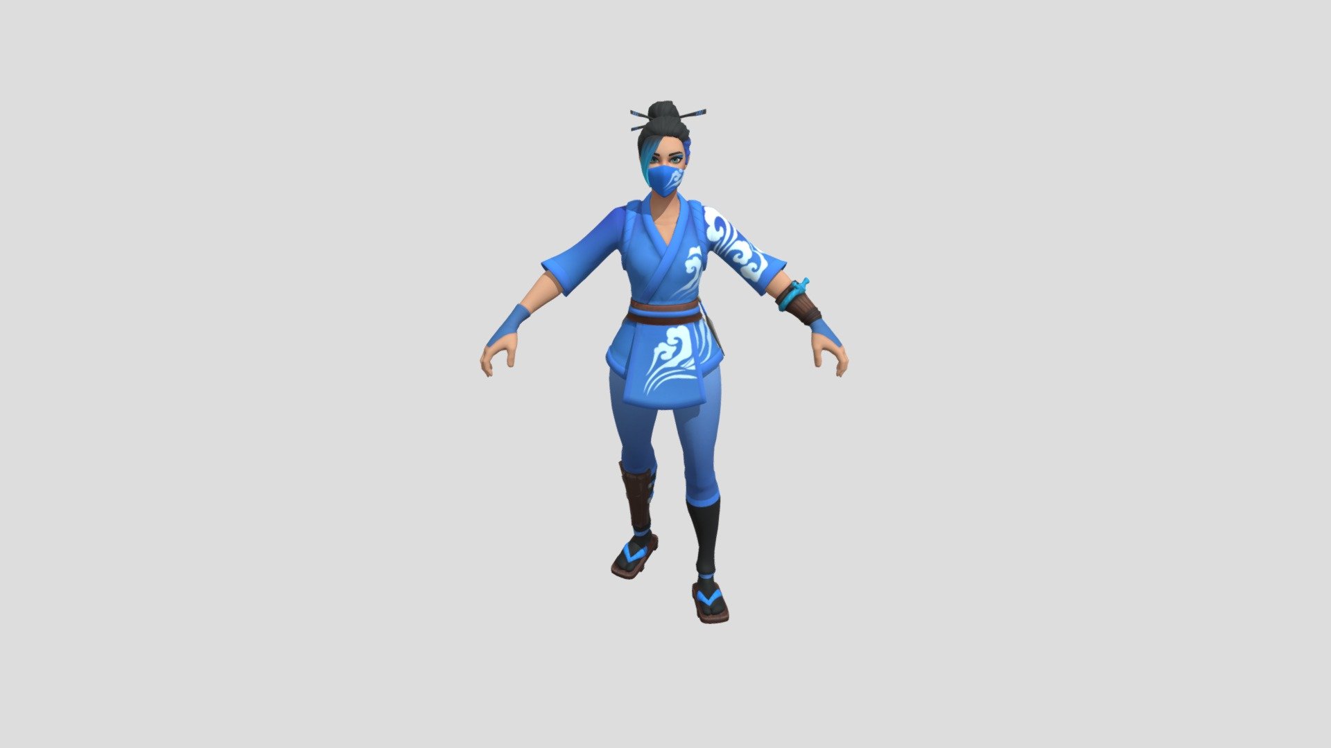 Red Jade (blue version) - Download Free 3D model by tazobroladze ...