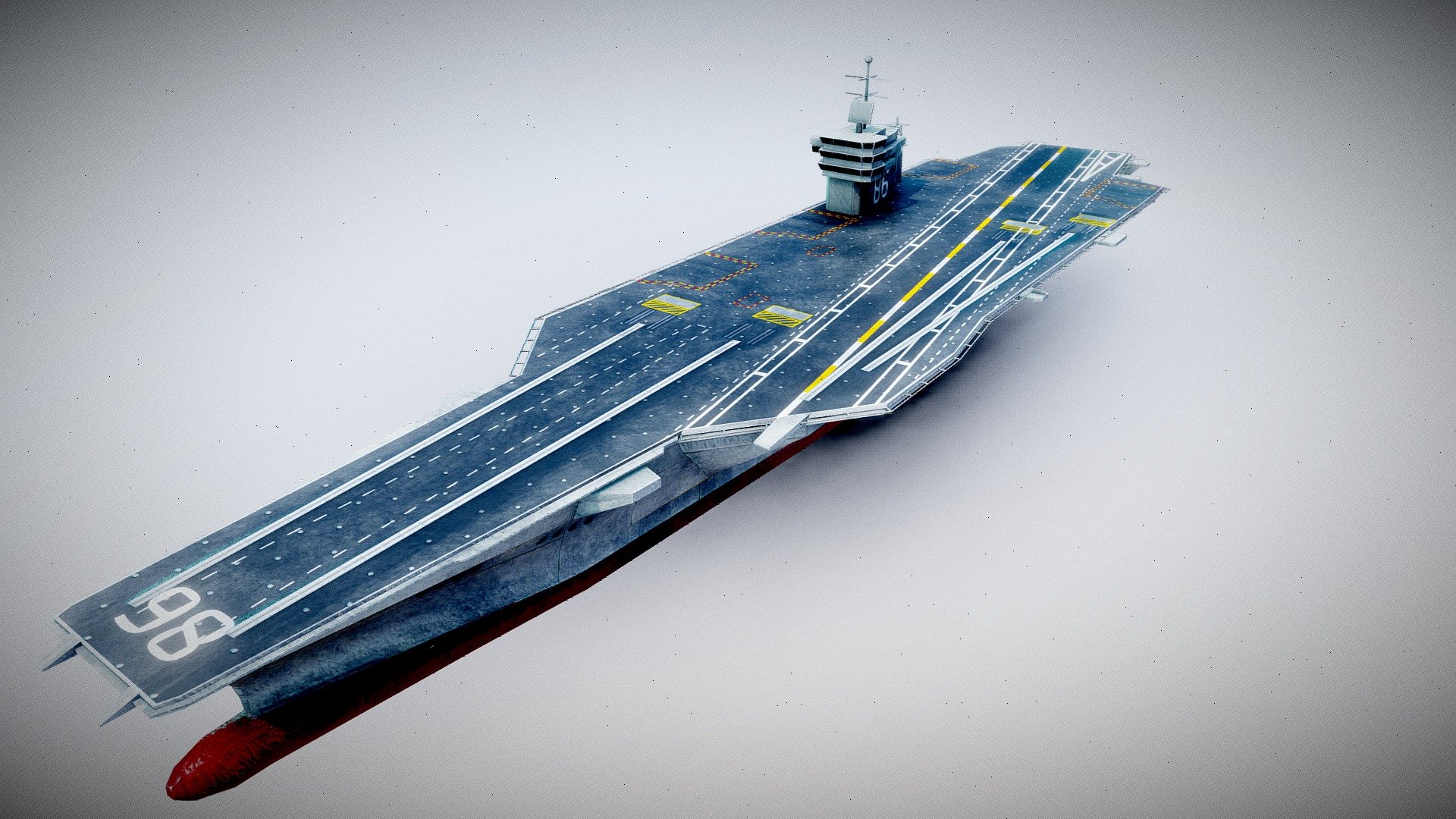 Nimitz Aircraft Carrier - Buy Royalty Free 3D model by Usman Zia ...