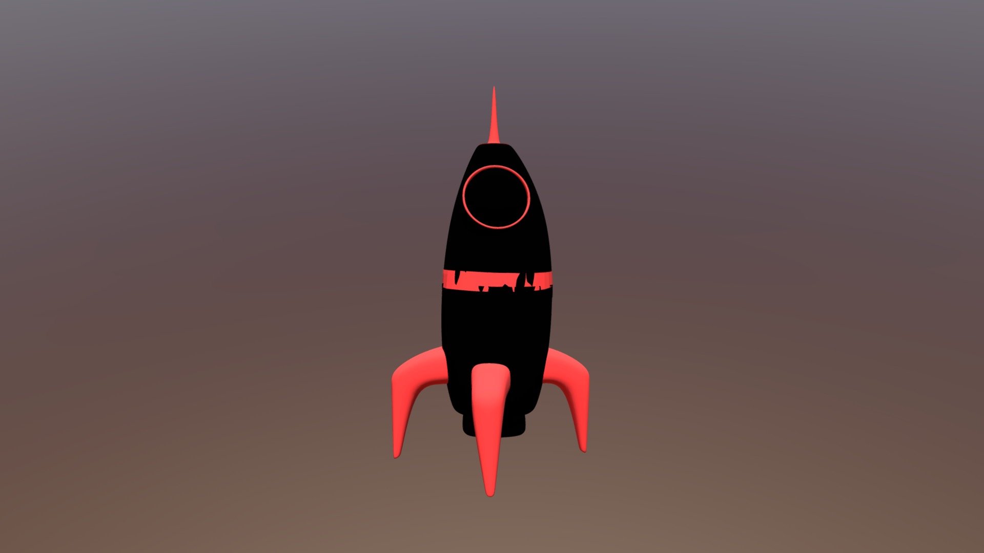 24_ Rocket (Black & Dark Red) - Download Free 3D model by acharlie2019 ...