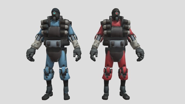 Demoman 3D models - Sketchfab