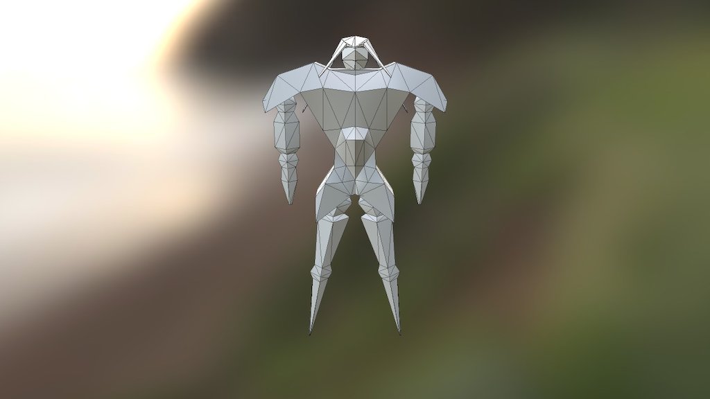 Low-poly mech - 3D model by malak (@malak_) [35fa4e5] - Sketchfab
