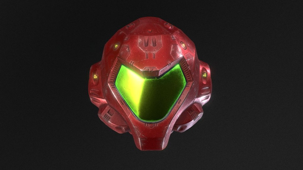 Samus' Helmet - 3D model by Oliver Farnes (@OllieF) [35fab29] - Sketchfab