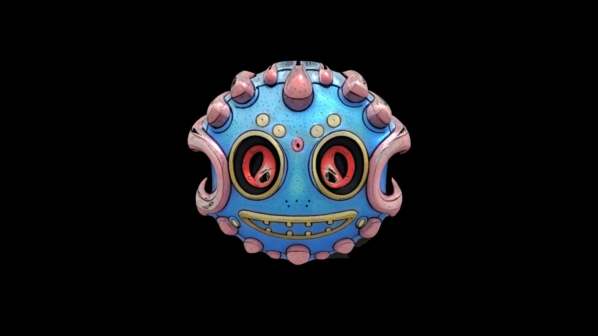 Happy Mask 380 - Download Free 3D model by klrxyz [35fcedc] - Sketchfab
