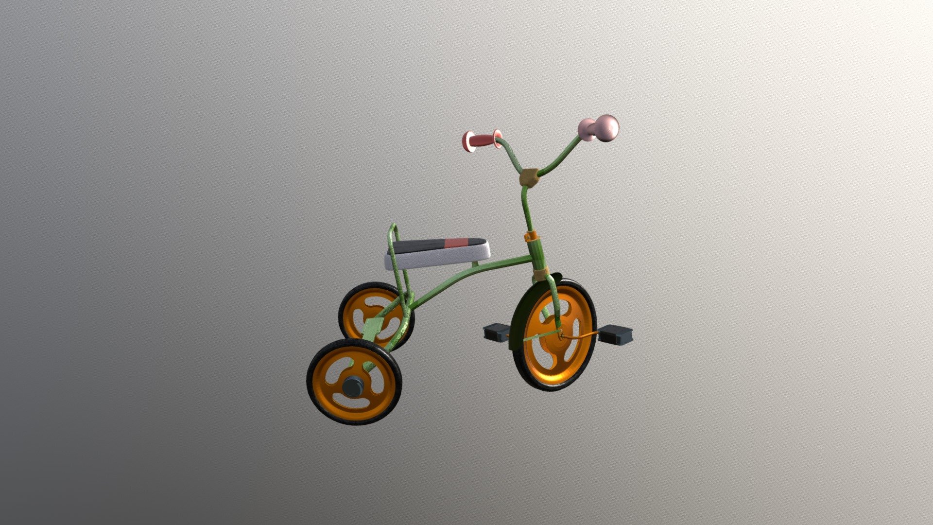 Tricycle - 3D model by Virtual Reality (@simulanis) [35fdc58] - Sketchfab