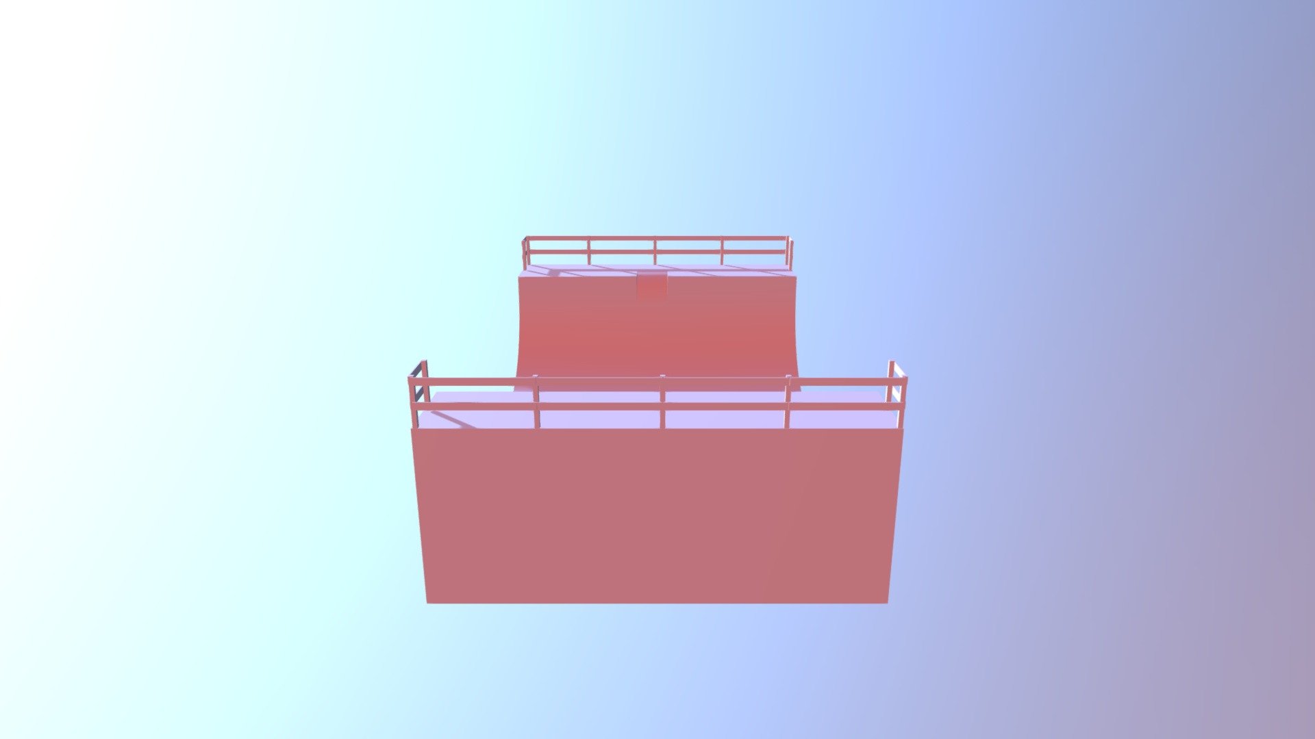 Skateboard Ramp - 3D model by beckynavas [35fdd86] - Sketchfab