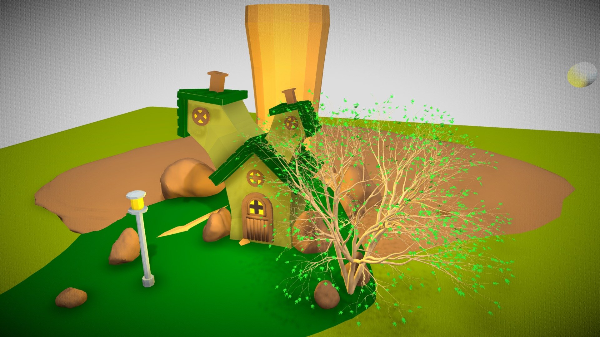 Tree House - 3D model by Rym_Hamdy (@rimehamdi75) [35fe787] - Sketchfab