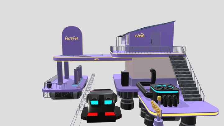 Gas-station 3D models - Sketchfab