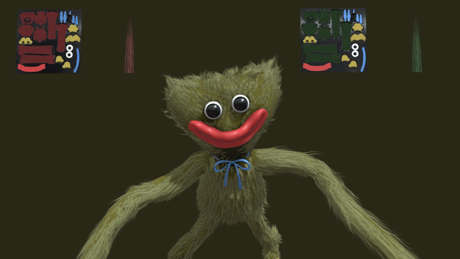 Poppy Playtime (Chapter 2) - Mini Huggy - Download Free 3D model by MG ...