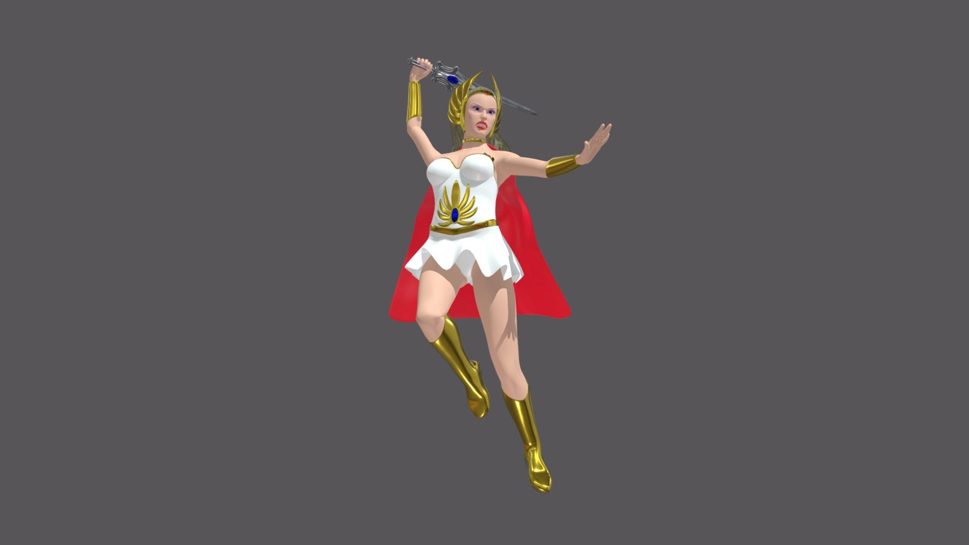 She-Ra 1980s Fanart: An Epic Leap - 3D model by Auriston Pacheco ...