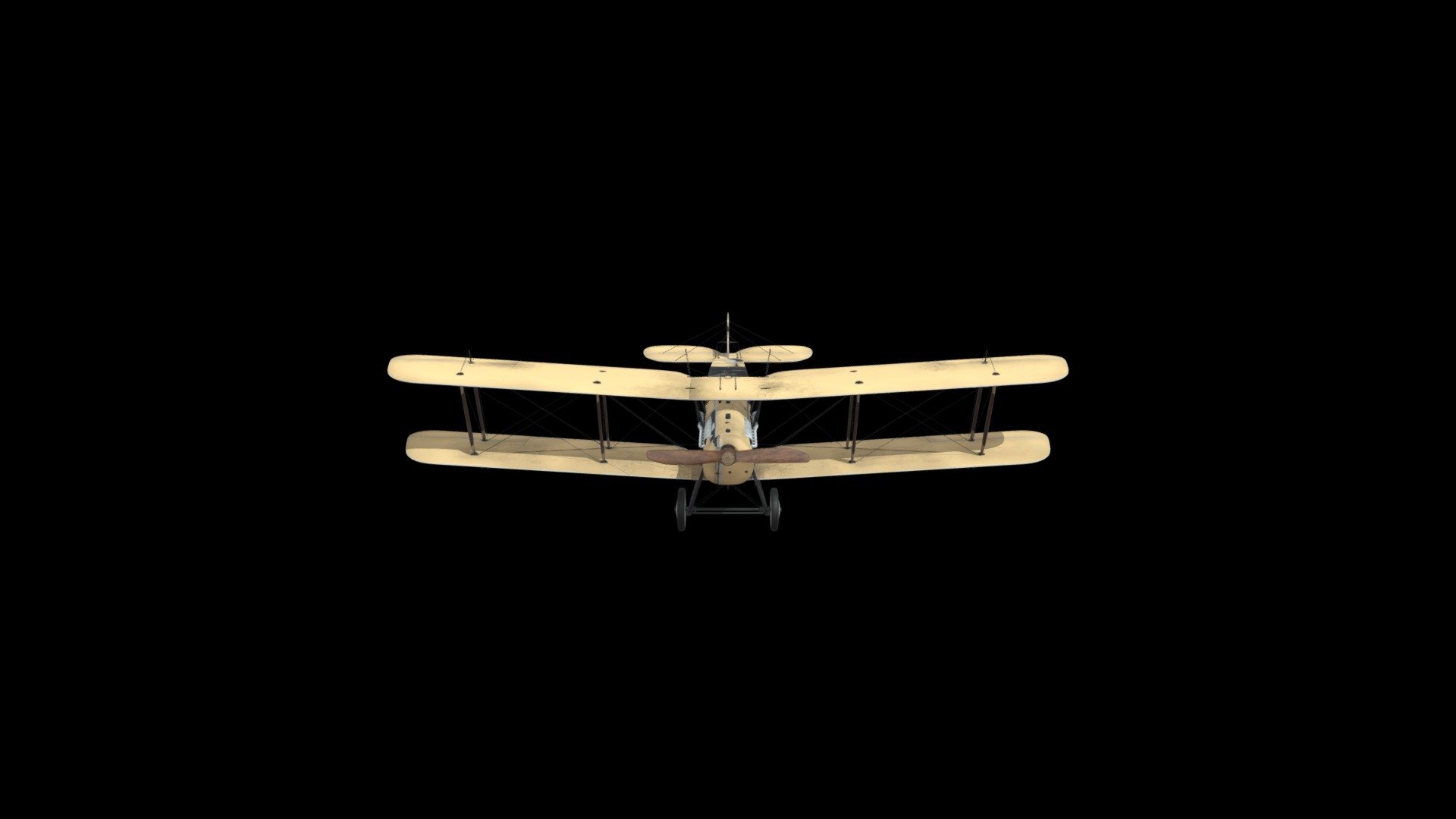 biplane - 3D model by quentinlorth [3603ec9] - Sketchfab