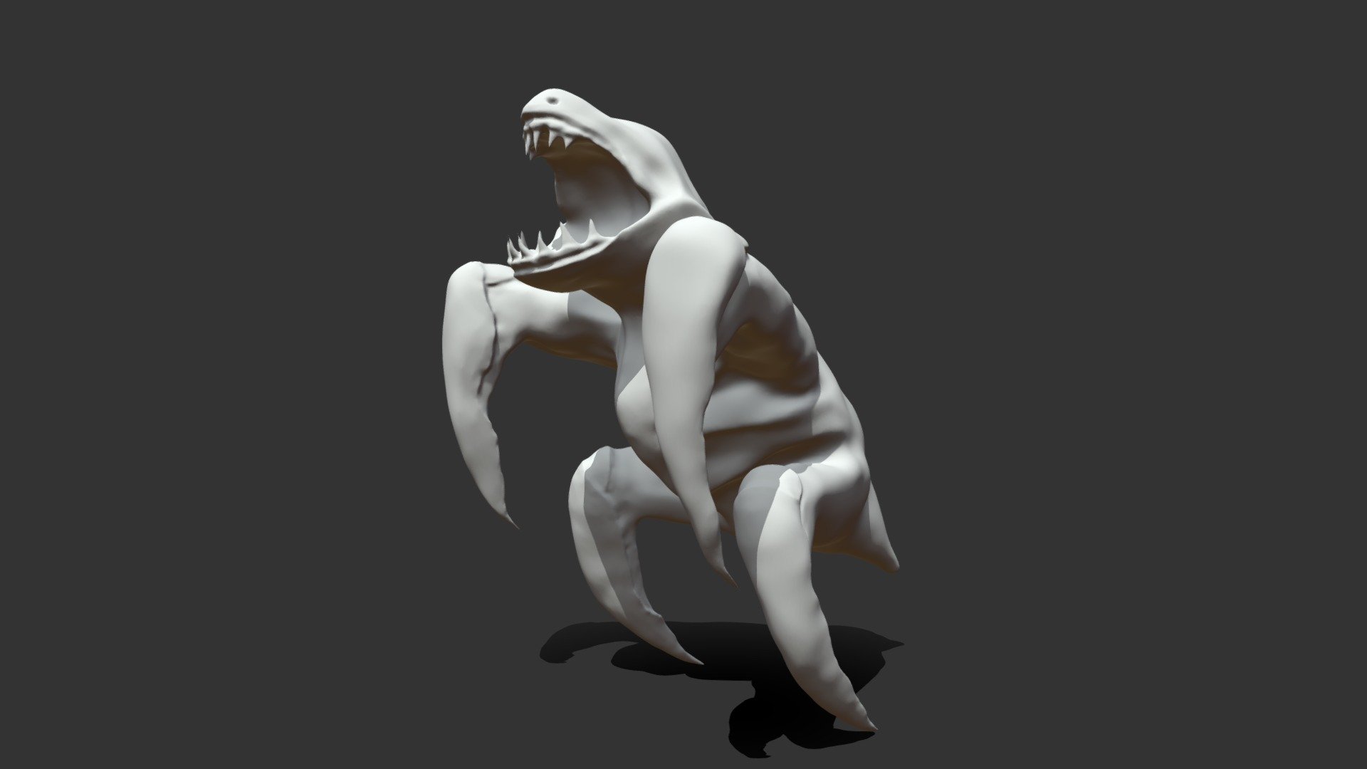 Grunt Monster Sculpt - Download Free 3D model by Eddy_N. [360405a ...