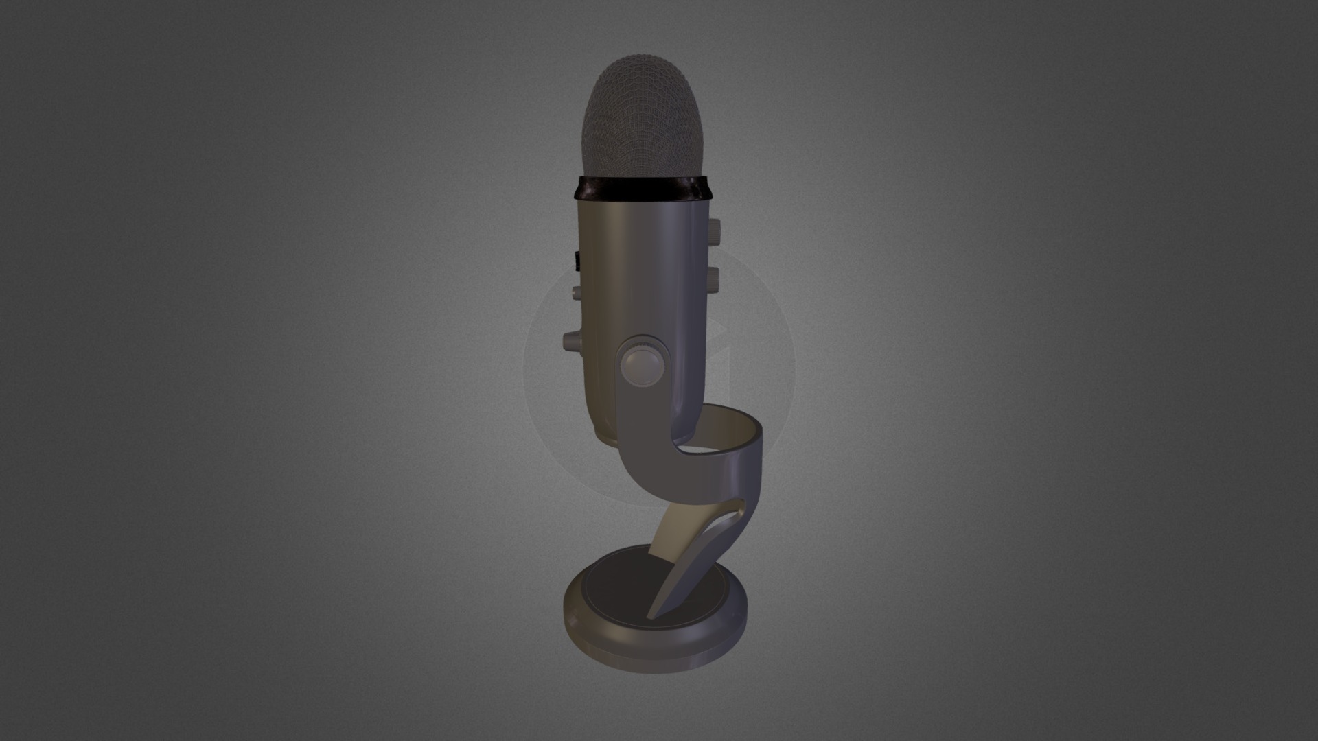 Microphone - 3D model by milamila [3604f20] - Sketchfab