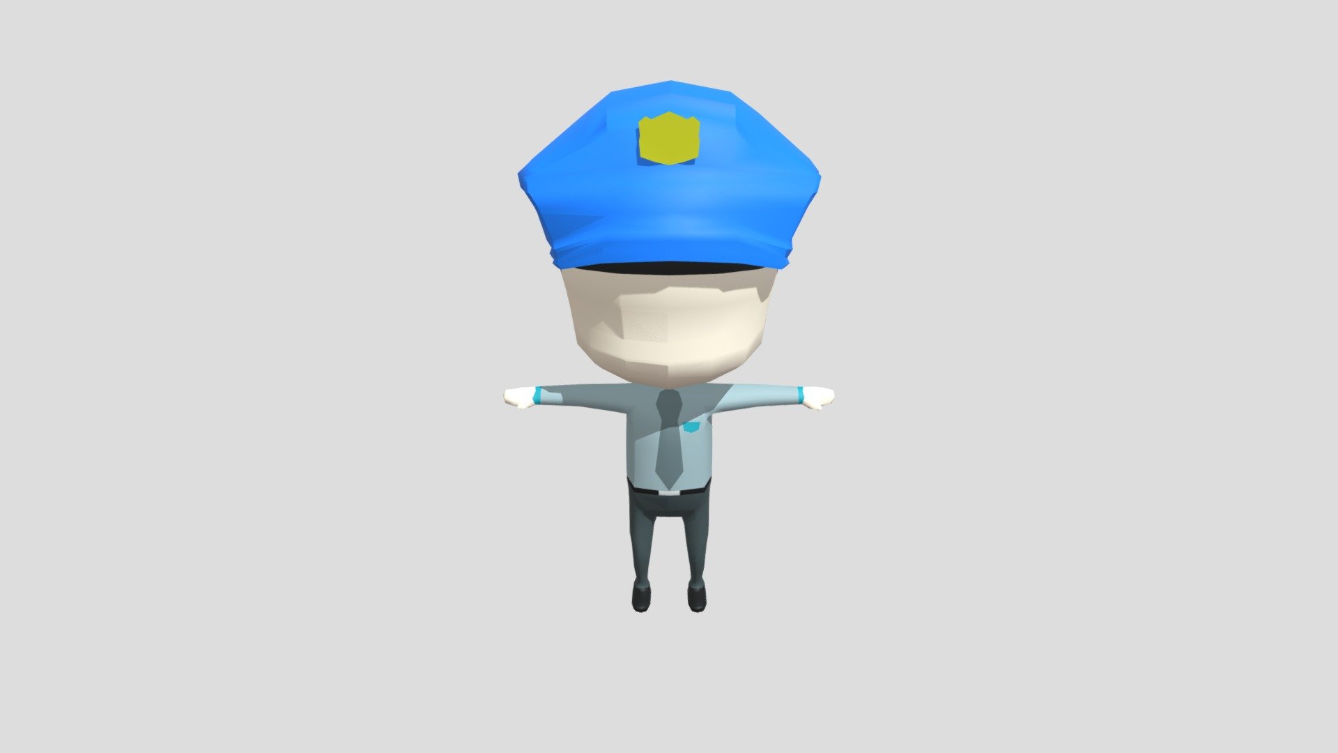 Guard T- Pose - 3D model by atceleste [3605420] - Sketchfab