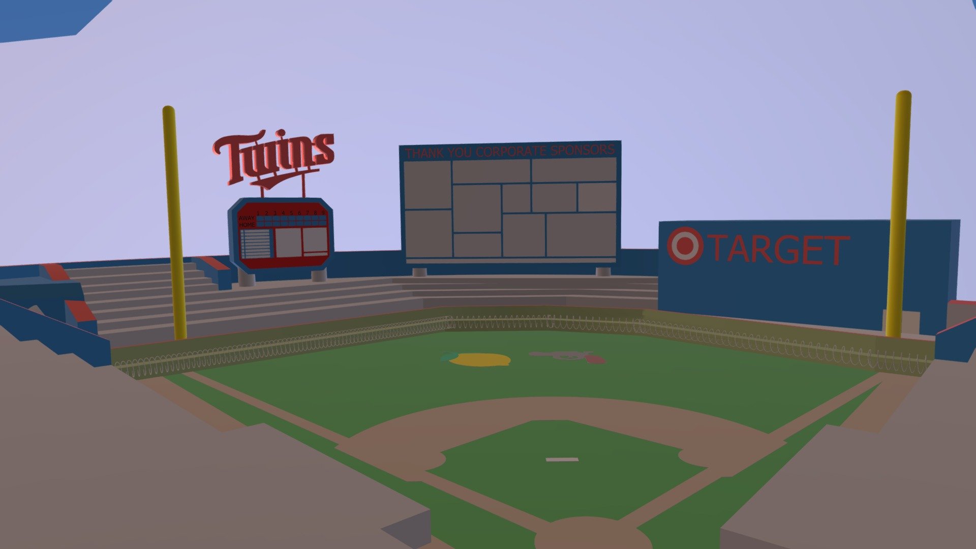 Fake Twins Stadium - Download Free 3D model by CableCubed [3605fe6 ...