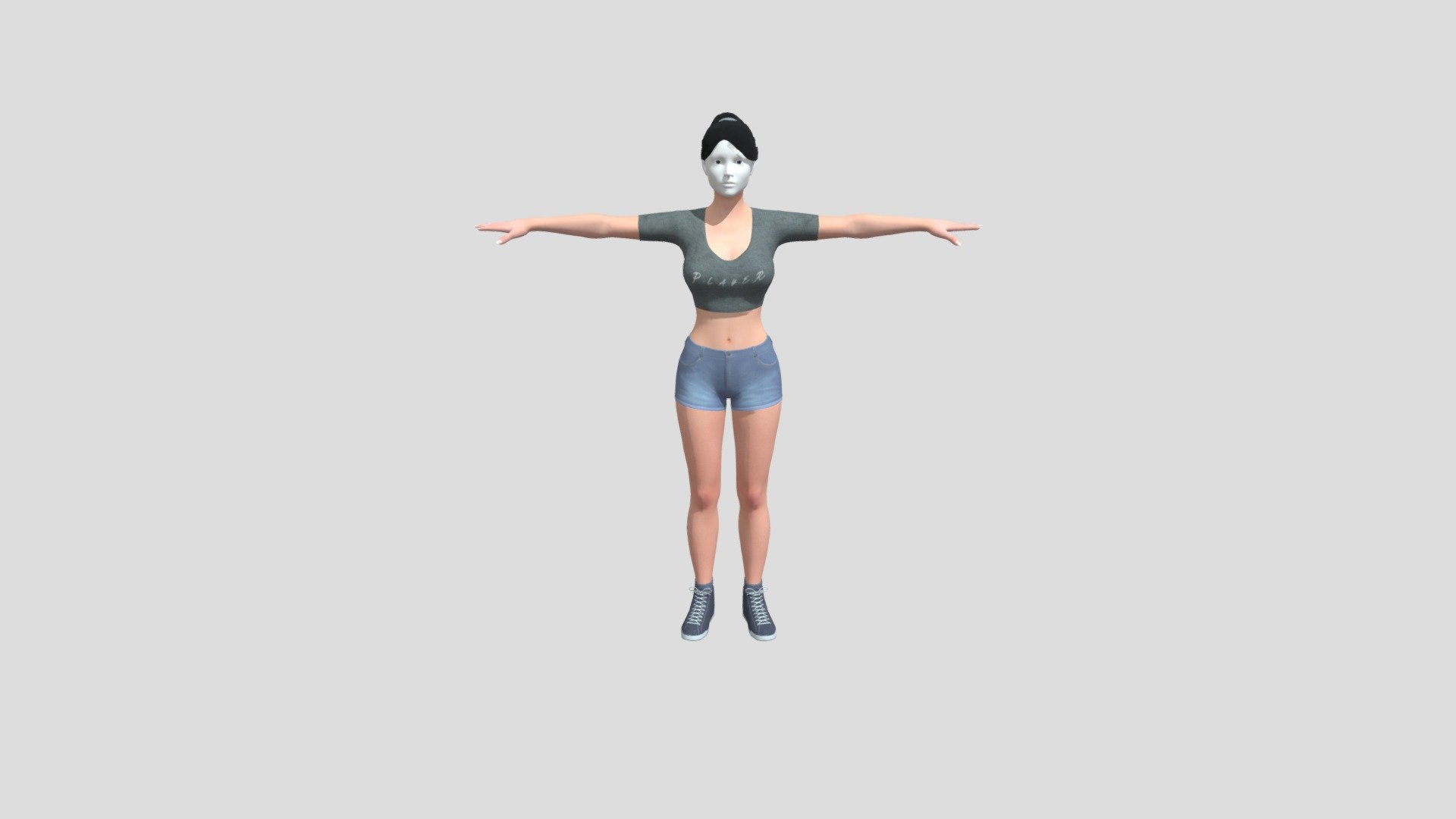 Female Player House Party - 3D model by angi13 [3606828] - Sketchfab