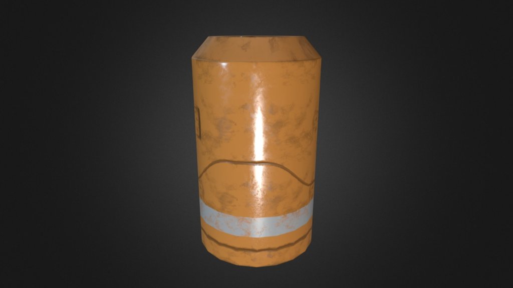Cylinder Crate - 3D model by zacharyferry [36076ed] - Sketchfab