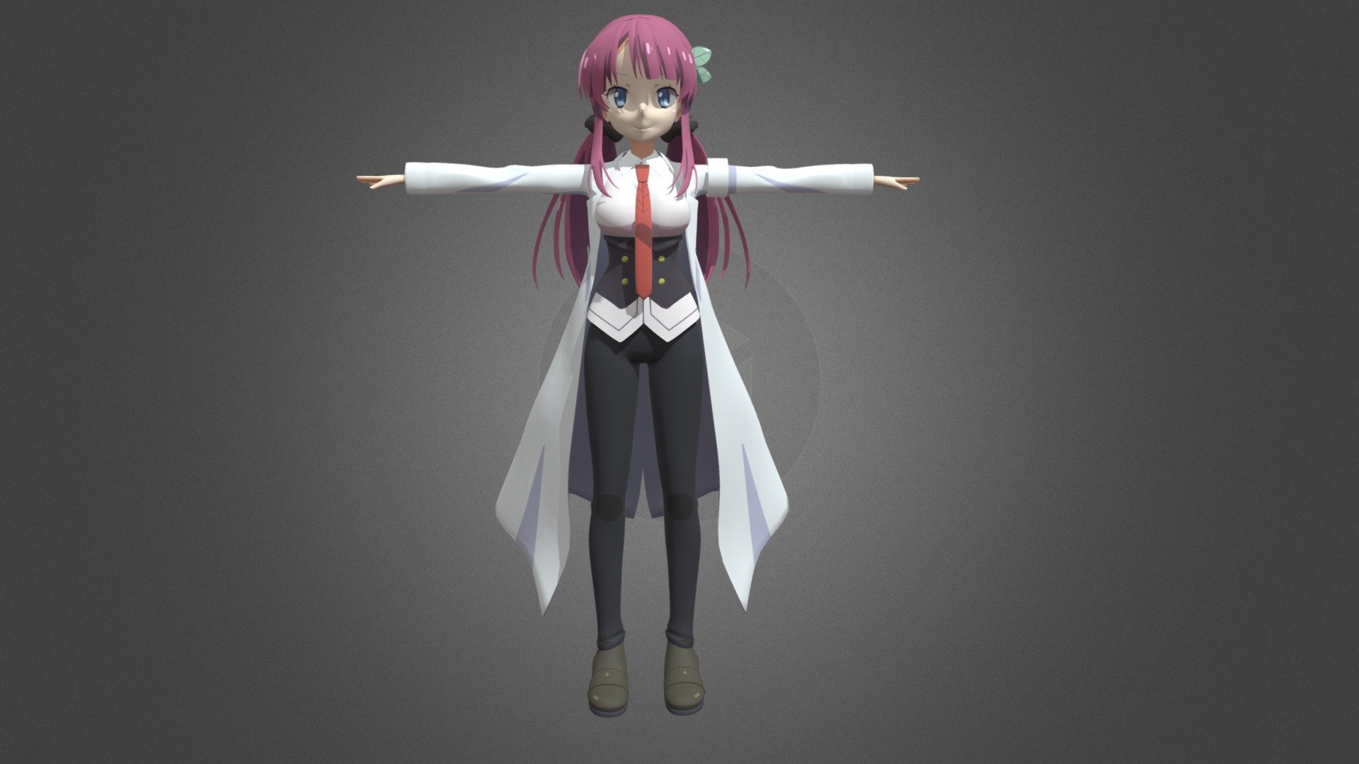 anime girl - 3D model by killing time modeling (@0706530a) [3607b4b ...
