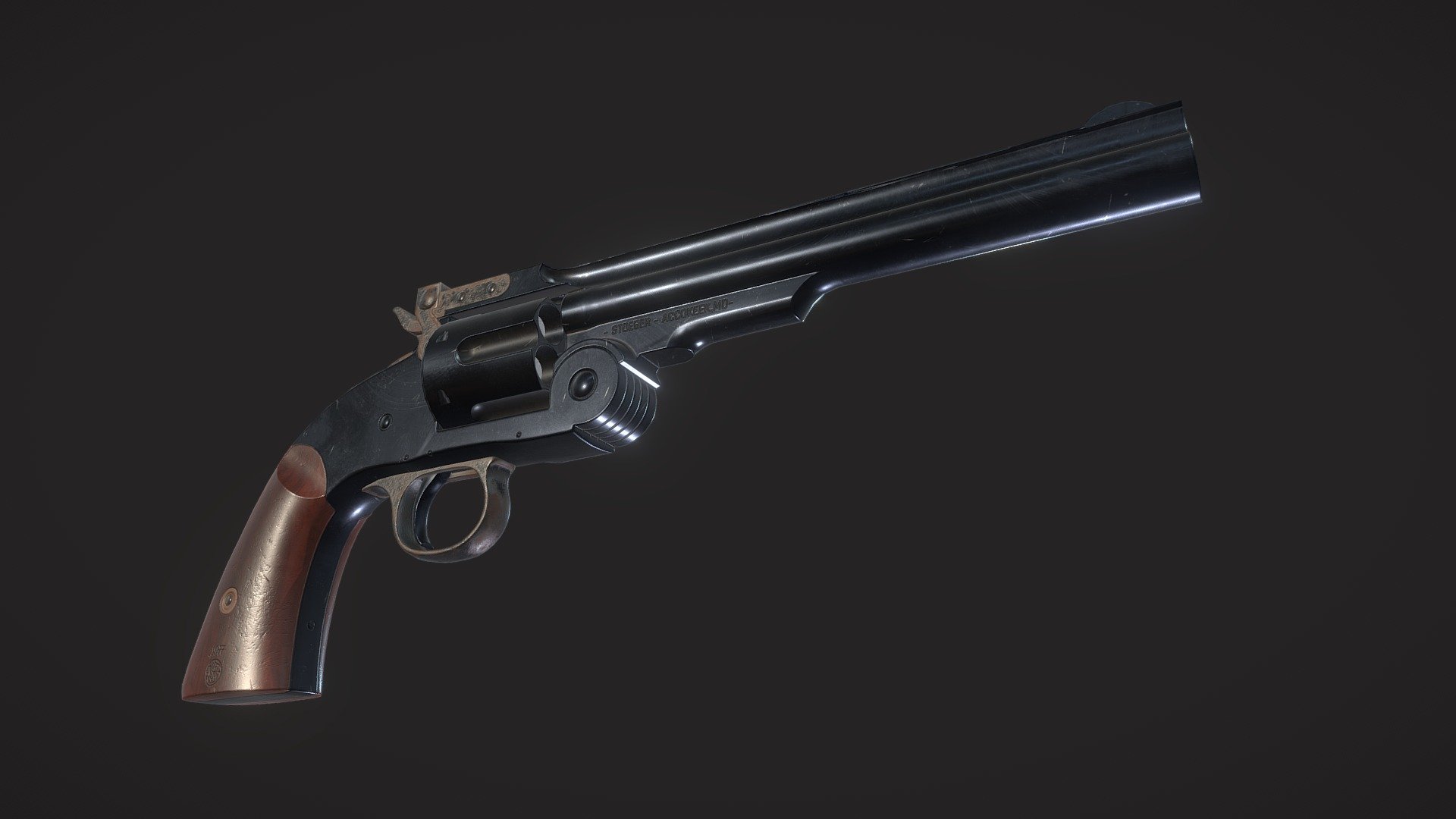 Smith & Wesson No. 3 Schofield - 3D model by YannisTH [3607c1e] - Sketchfab