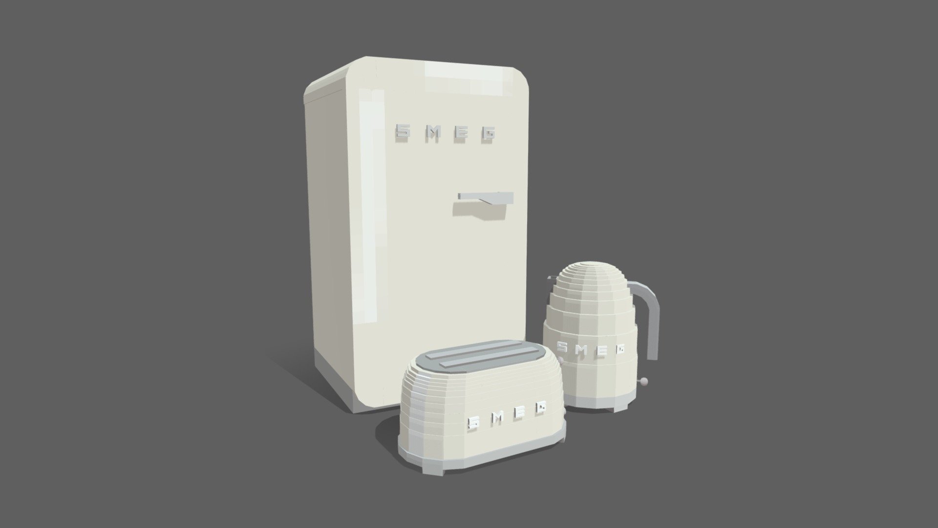 SMEG Home Appliances - Minecraft Model - 3D model by LoveTherapy ...