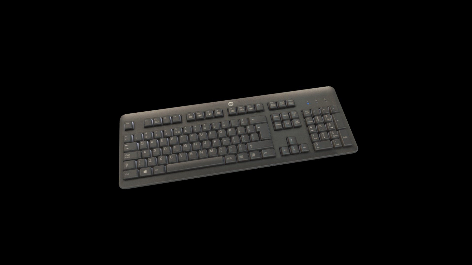 HP Keyboard - 3D model by DigitalMediaLab [3609dae] - Sketchfab