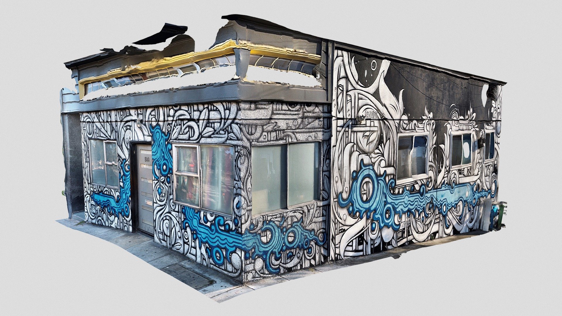 Day 138: SF painted house - 1scanaday - Download Free 3D model by Emm ...