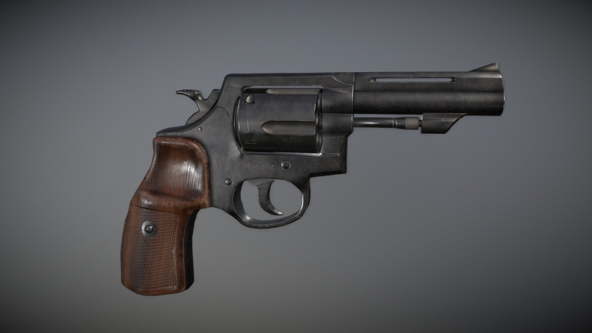 Revolver .357 Magnum - Download Free 3D model by Artem Goyko (@Artem ...