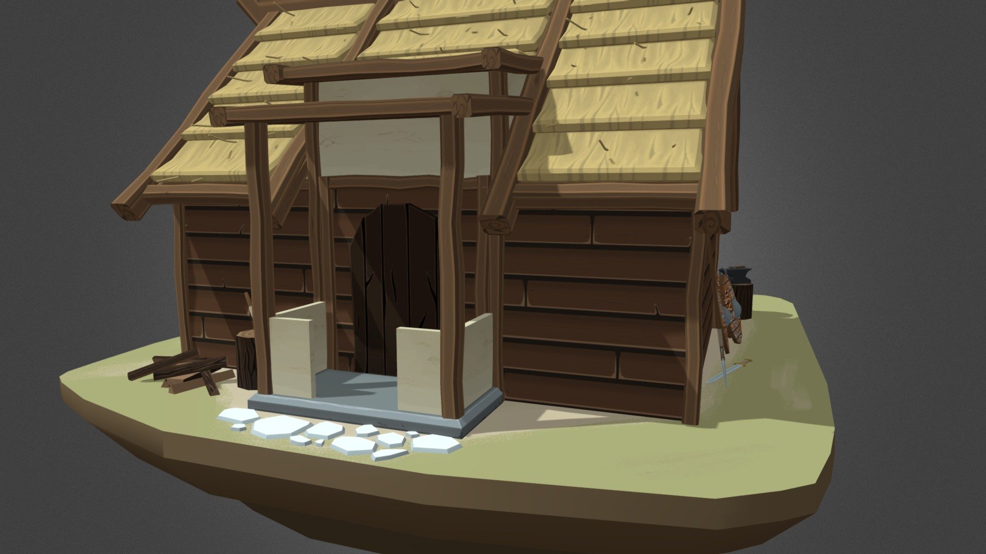 Stylized Viking Blacksmith - 3D model by Jotter (@jotter_banana ...