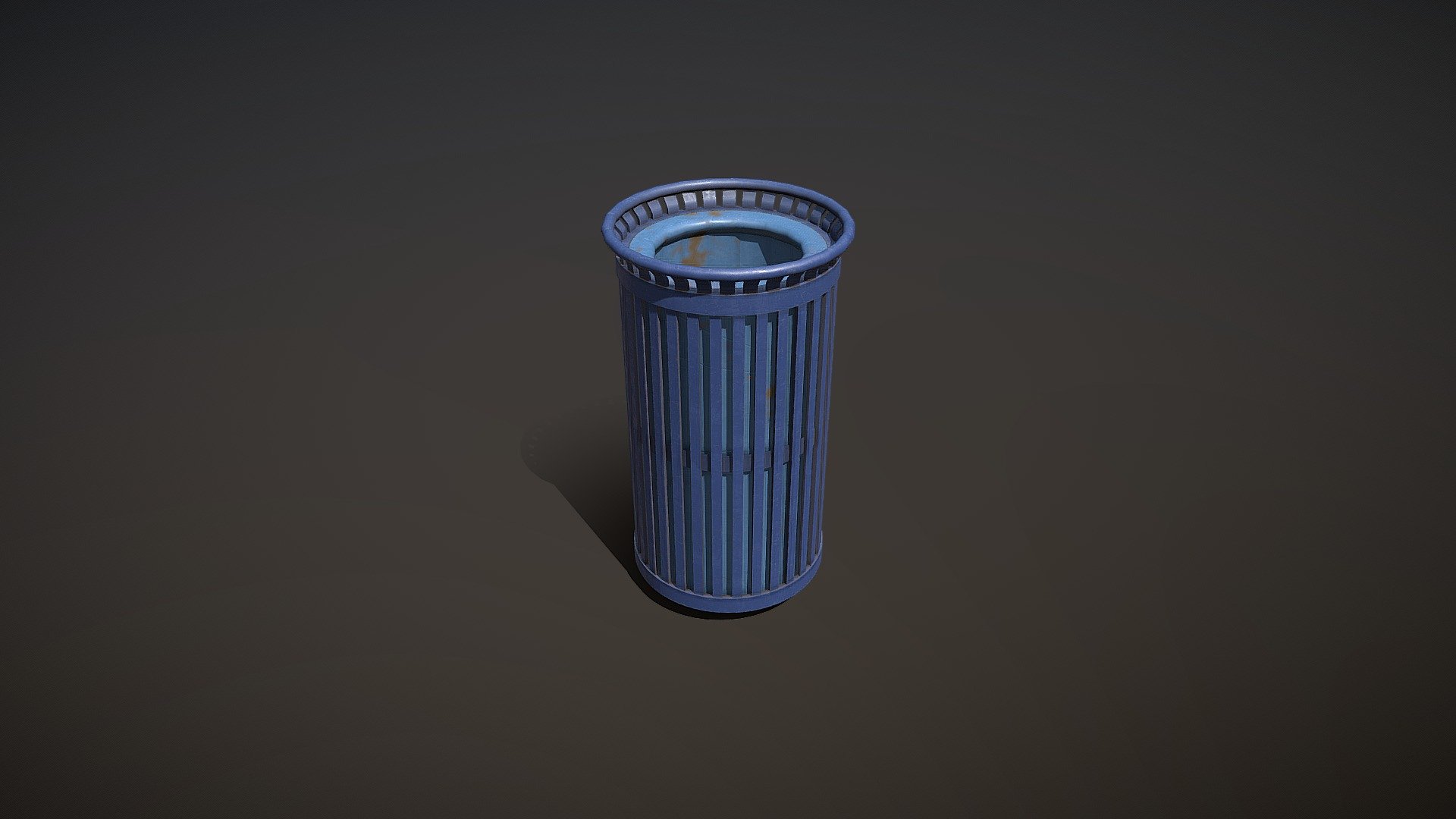 Blue City Trash Can - Download Free 3D model by N-Gon (@NGon001 ...