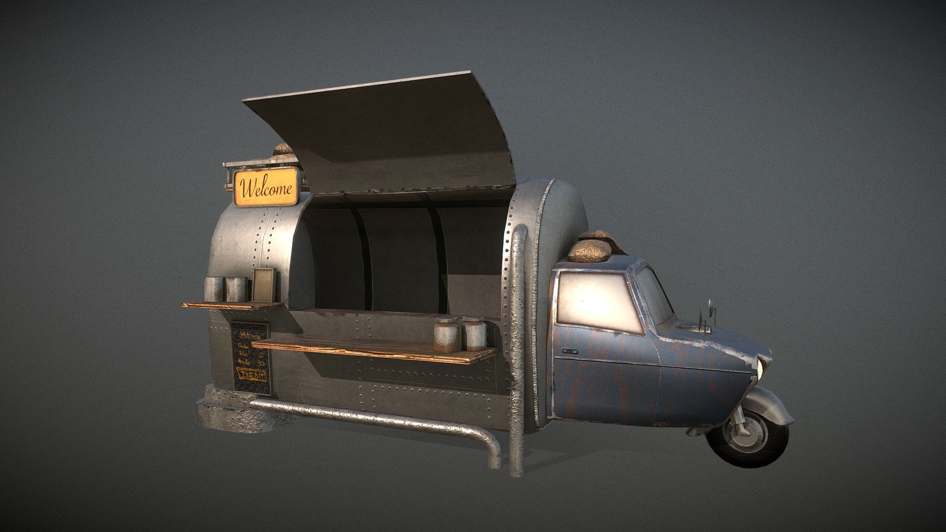 Foodtruck_01 - Download Free 3D model by jules_bayonne [360d5ee ...