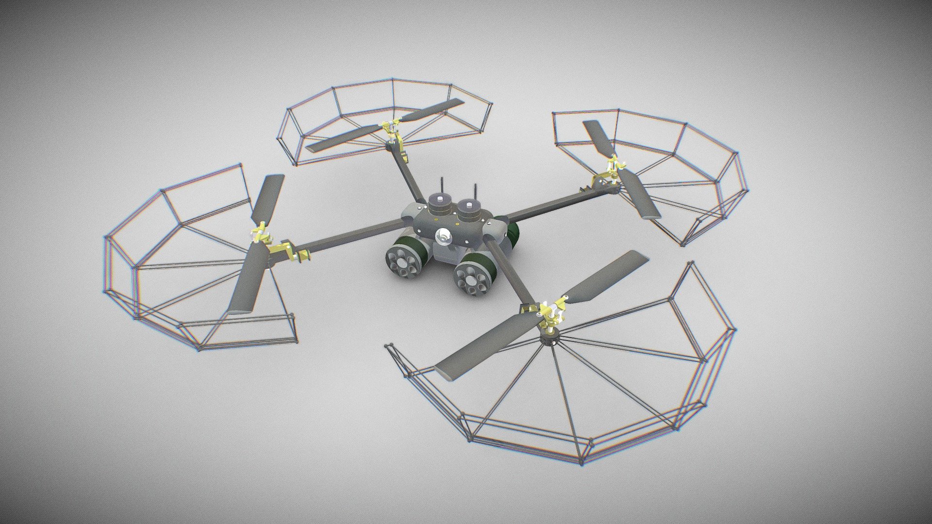 Drone DAD - 3D model by Tibo Cat Lion (@Tibocatlion) [360f5f3] - Sketchfab