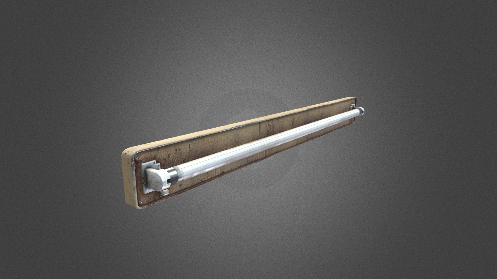 Fluorescent Lamp - 3D model by Enlightenment (@en1ightenment) [36147c3 ...