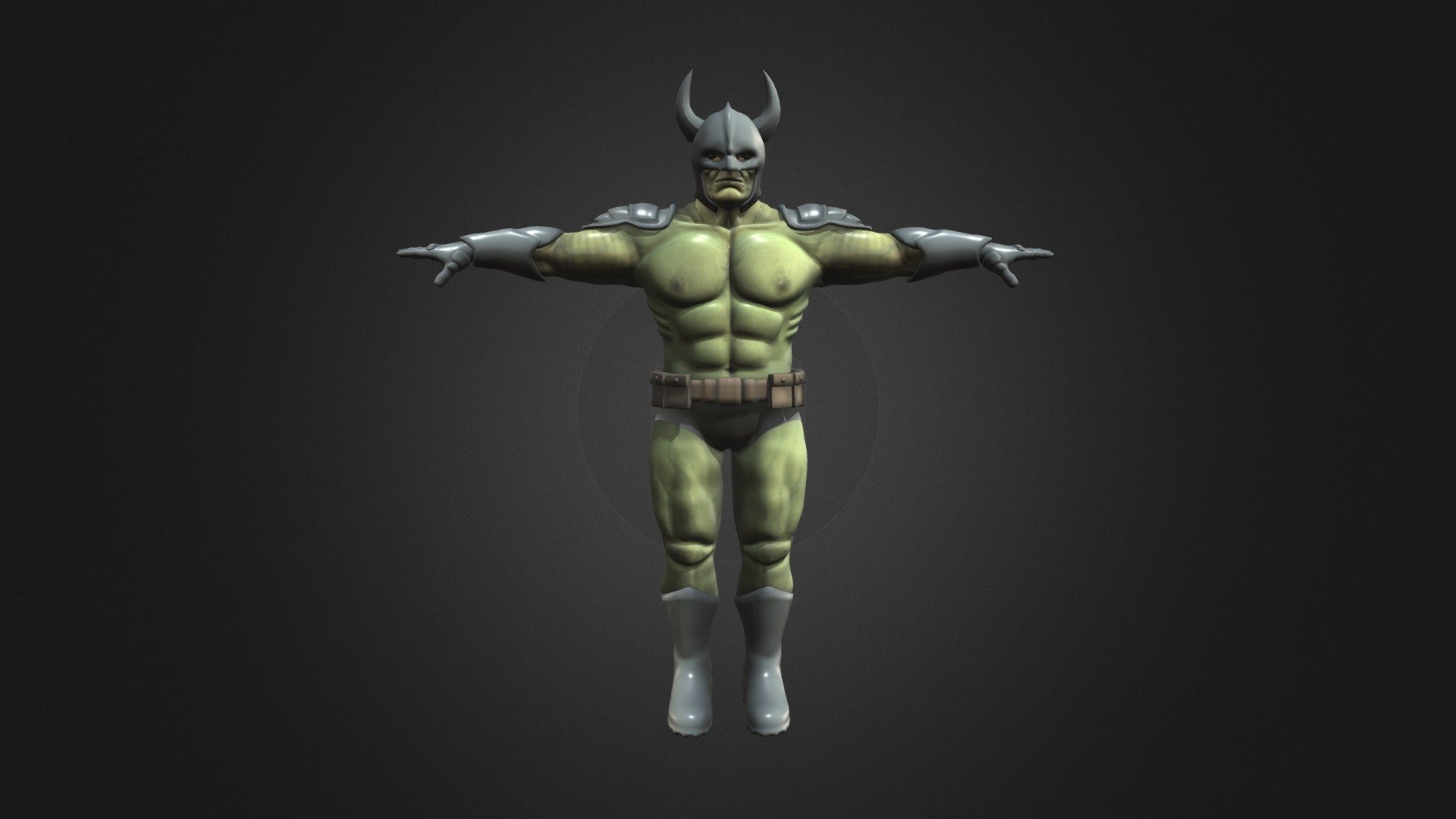 Muscular Batman Game Asset Ready - Buy Royalty Free 3D model by ...