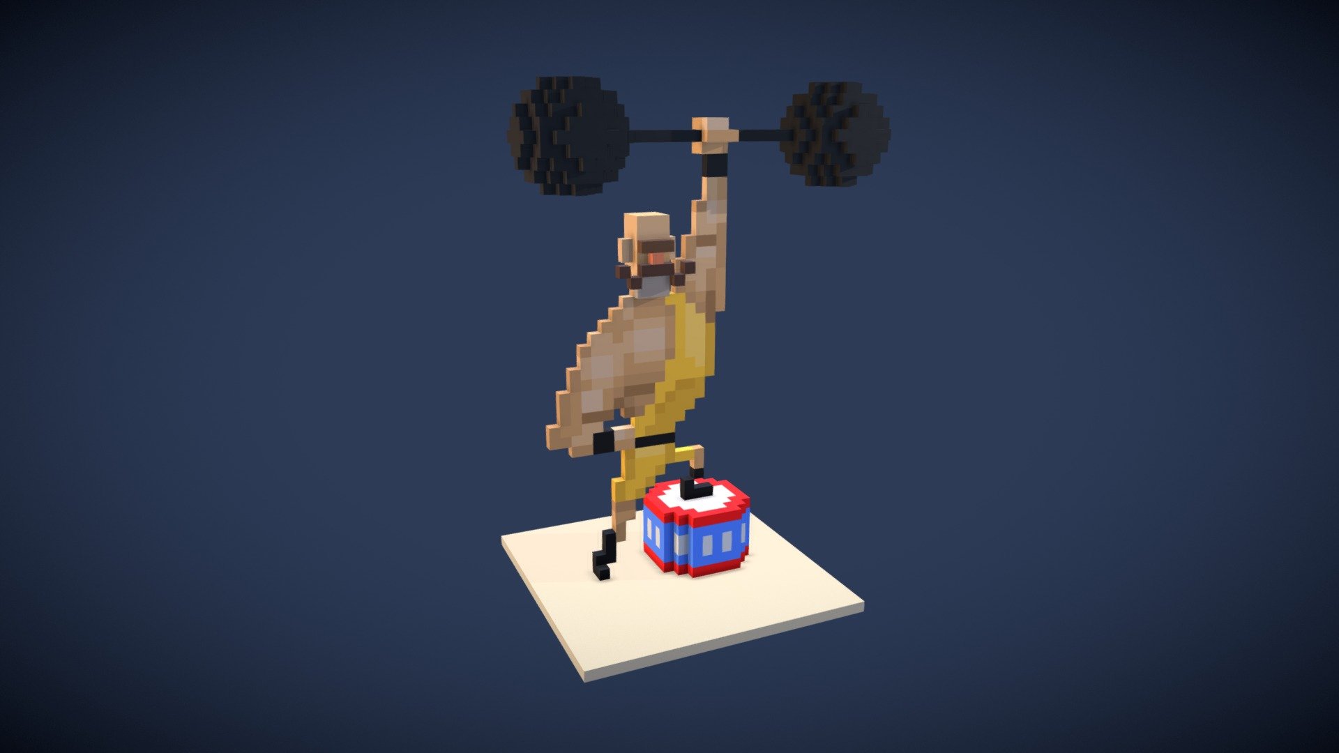 Strongman - 3D model by Mike.Nicholson [3615b5f] - Sketchfab