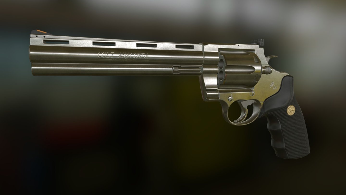 Colt Anaconda - 3D model by lukas.chrapek [3616247] - Sketchfab