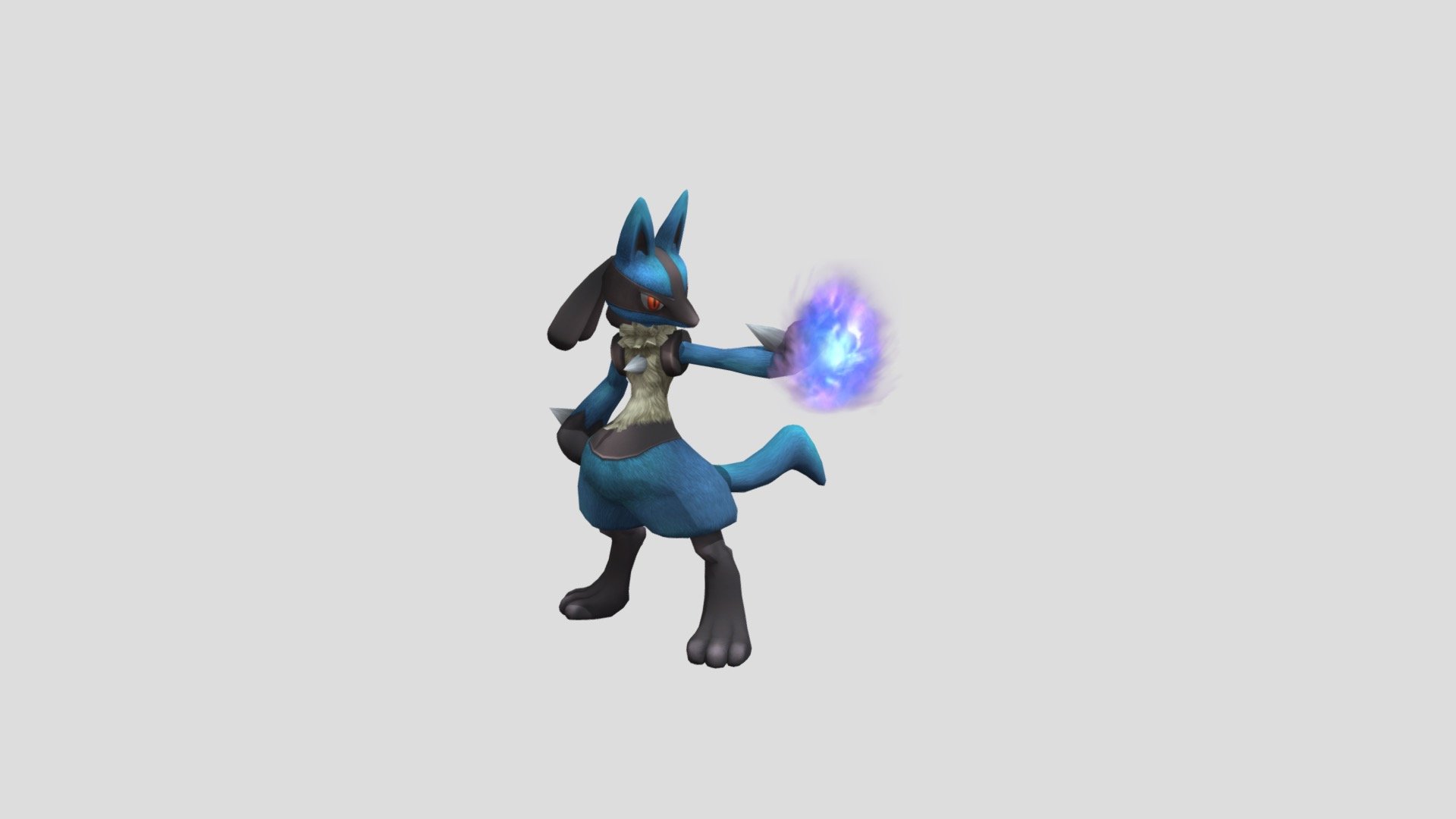 Wii - Super Smash Bros Brawl - Lucario Trophy 4 - Download Free 3D ...
