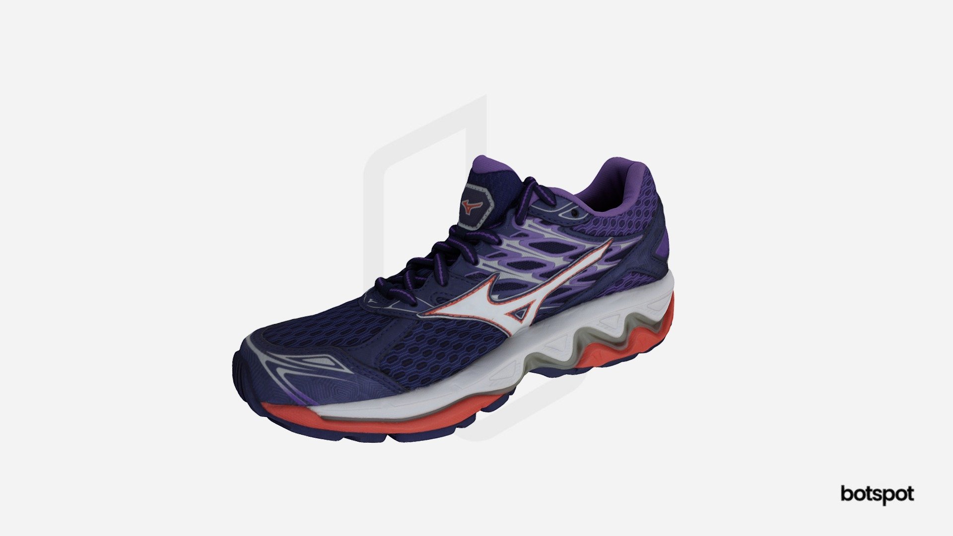 Mizuno sneakers // VR ready - 3D model by botspot (@botspot3d) [361bb1a ...