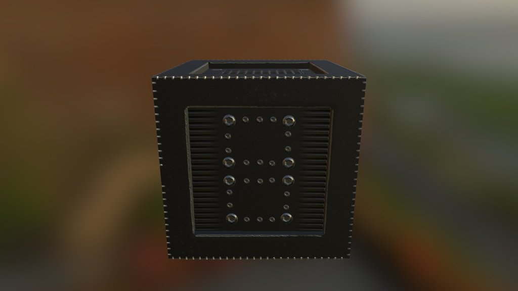 Metal_Crate - 3D model by crazeedemon [361c8c2] - Sketchfab