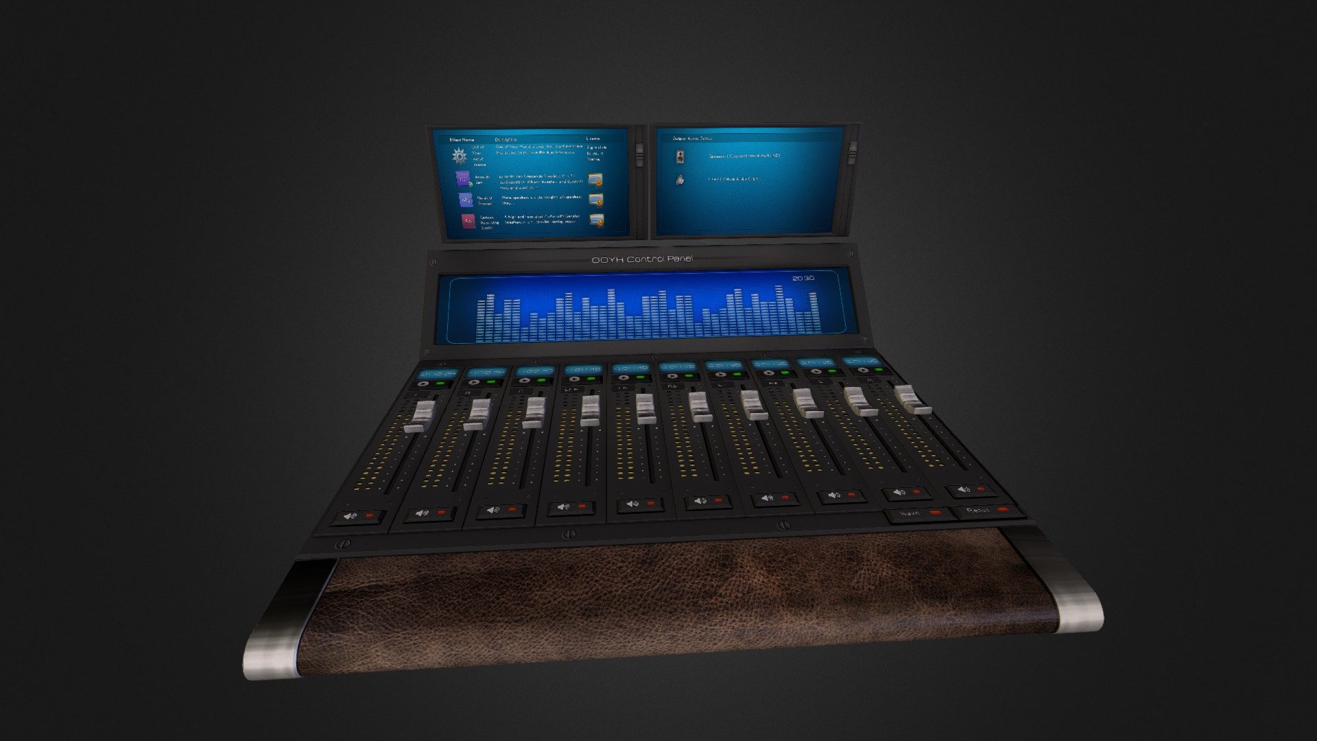 Music Control Panel - 3D model by vikas3dfreelancer [361d83b] - Sketchfab