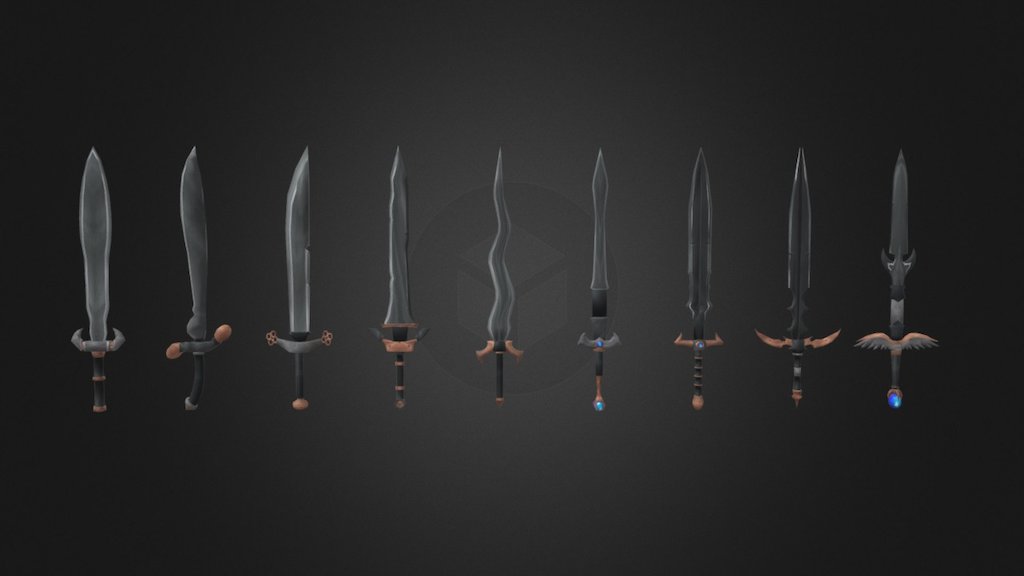 Sword Kit - Download Free 3D model by Rookster [361d8d0] - Sketchfab