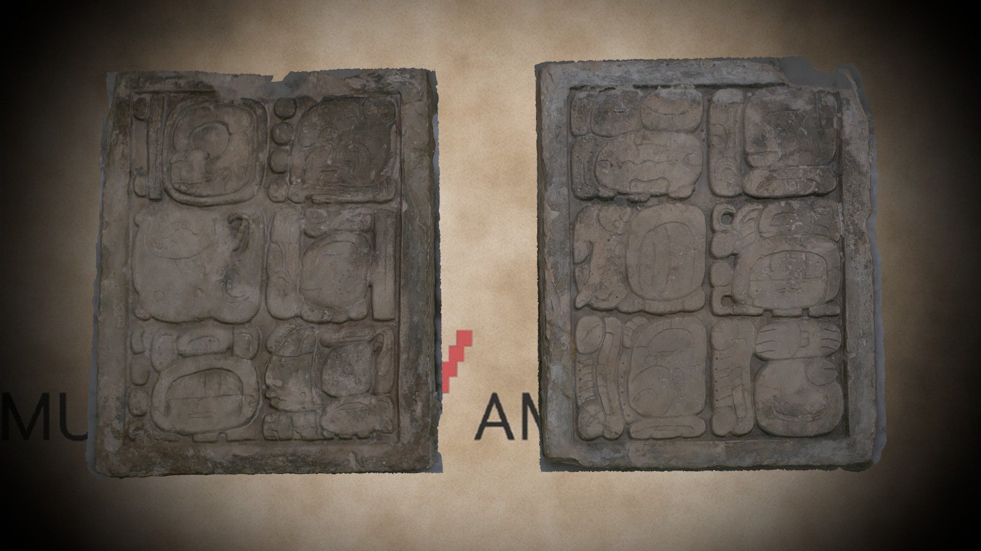 PAL - Paneles glificos de Palenque - 3D model by Archeografica_3D ...